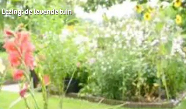 IVN Lezing: de levende tuin